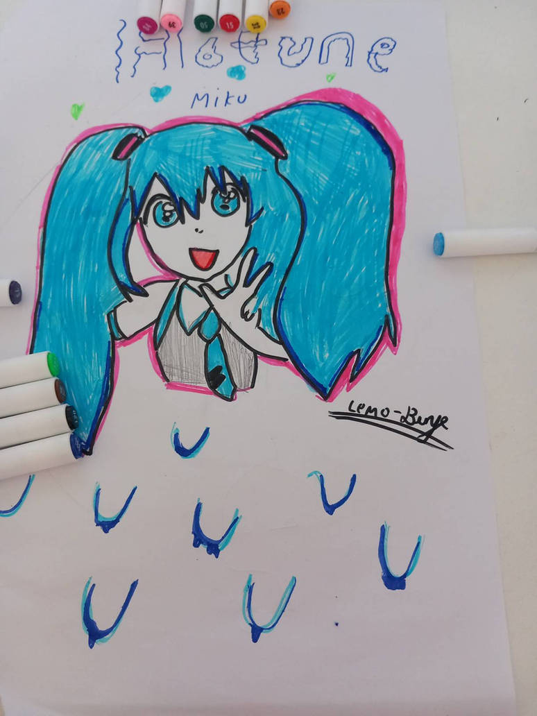 Hatune Miku By Marjanamatic On Deviantart