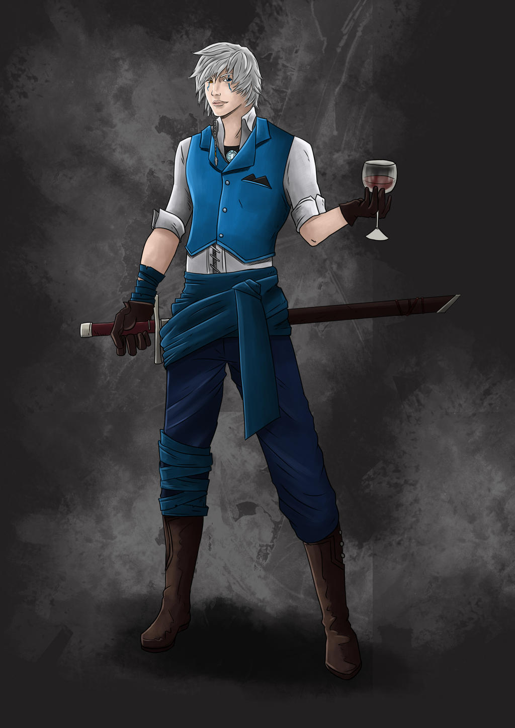 Aasimar monk by SilkyNoire on DeviantArt Aasimar monk by SilkyNoire on DeviantArt