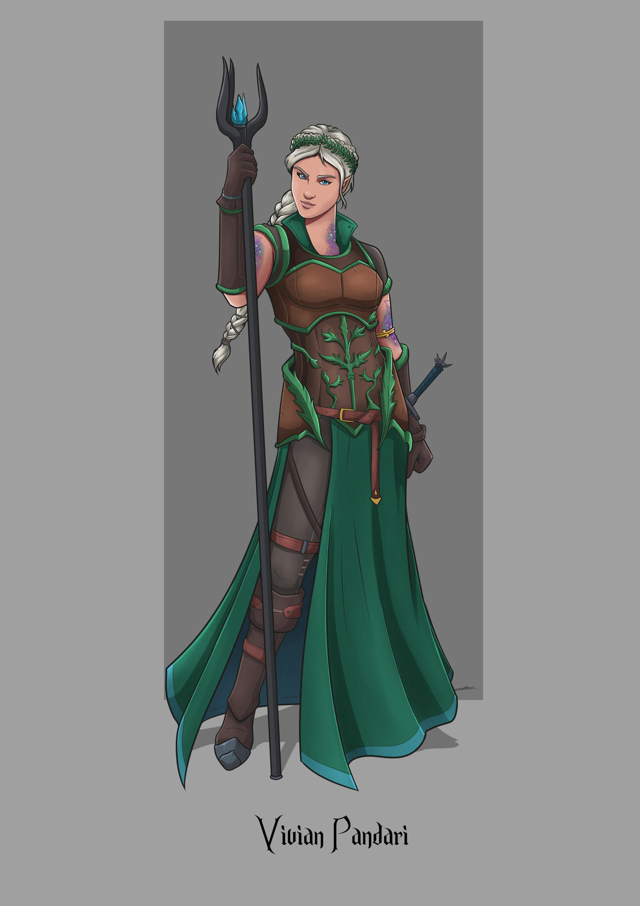 Vivian Pandari - Elf Cleric by SilkyNoire on DeviantArt Vivian Pandari - Elf Cleric by SilkyNoire on DeviantArt