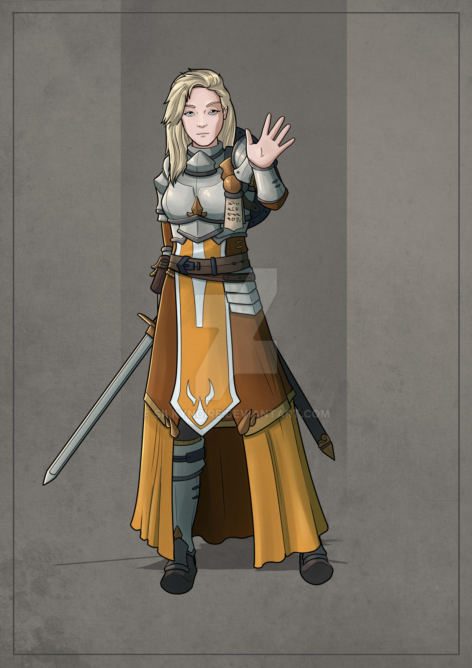 Severin Polodi - Half-Elf Cleric by SilkyNoire on DeviantArt Severin Polodi - Half-Elf Cleric by SilkyNoire on DeviantArt
