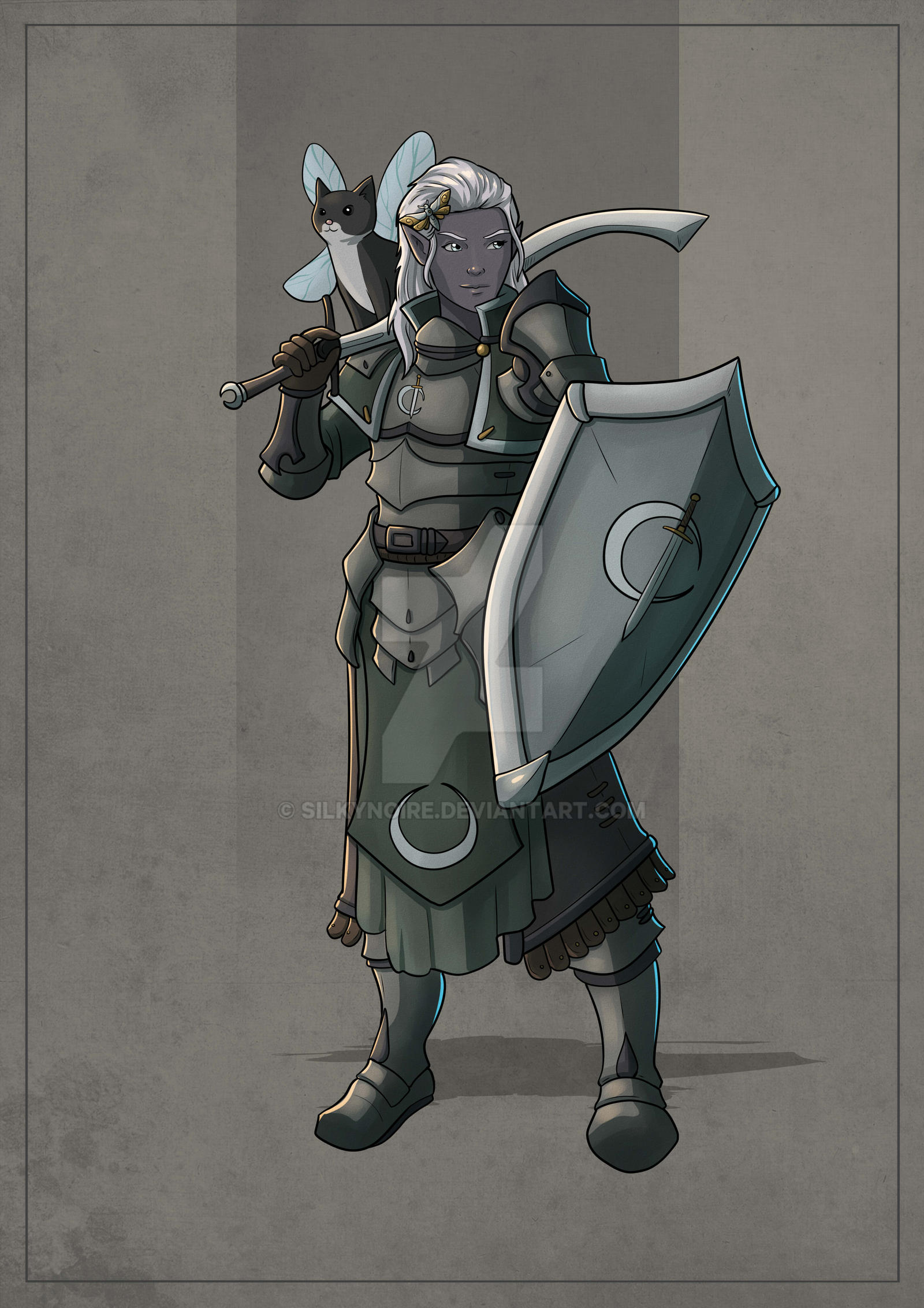 Laeriel - Drow Cleric by SilkyNoire on DeviantArt Laeriel - Drow Cleric by SilkyNoire on DeviantArt