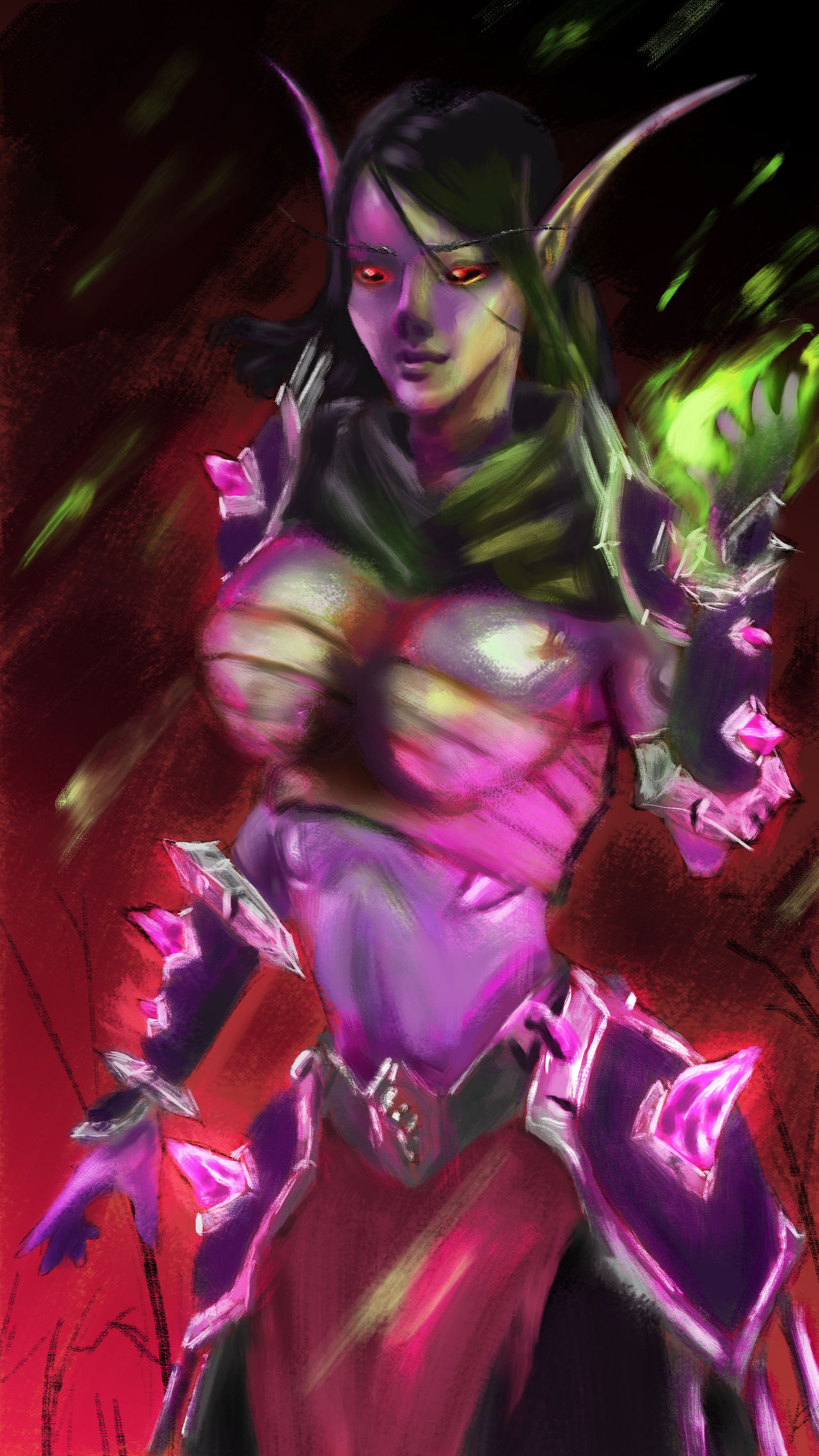 Elf Warlock By Scheff xD On DeviantArt elf-warlock-by-scheff-xd-on-deviantart