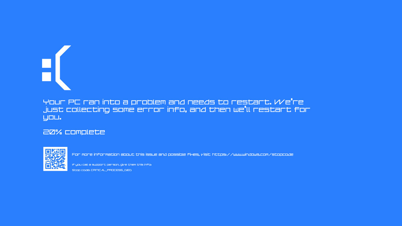 Windows 10 BSOD (Remake) by Hebrew2014 on DeviantArt Windows 10 BSOD (Remake) by Hebrew2014 on DeviantArt