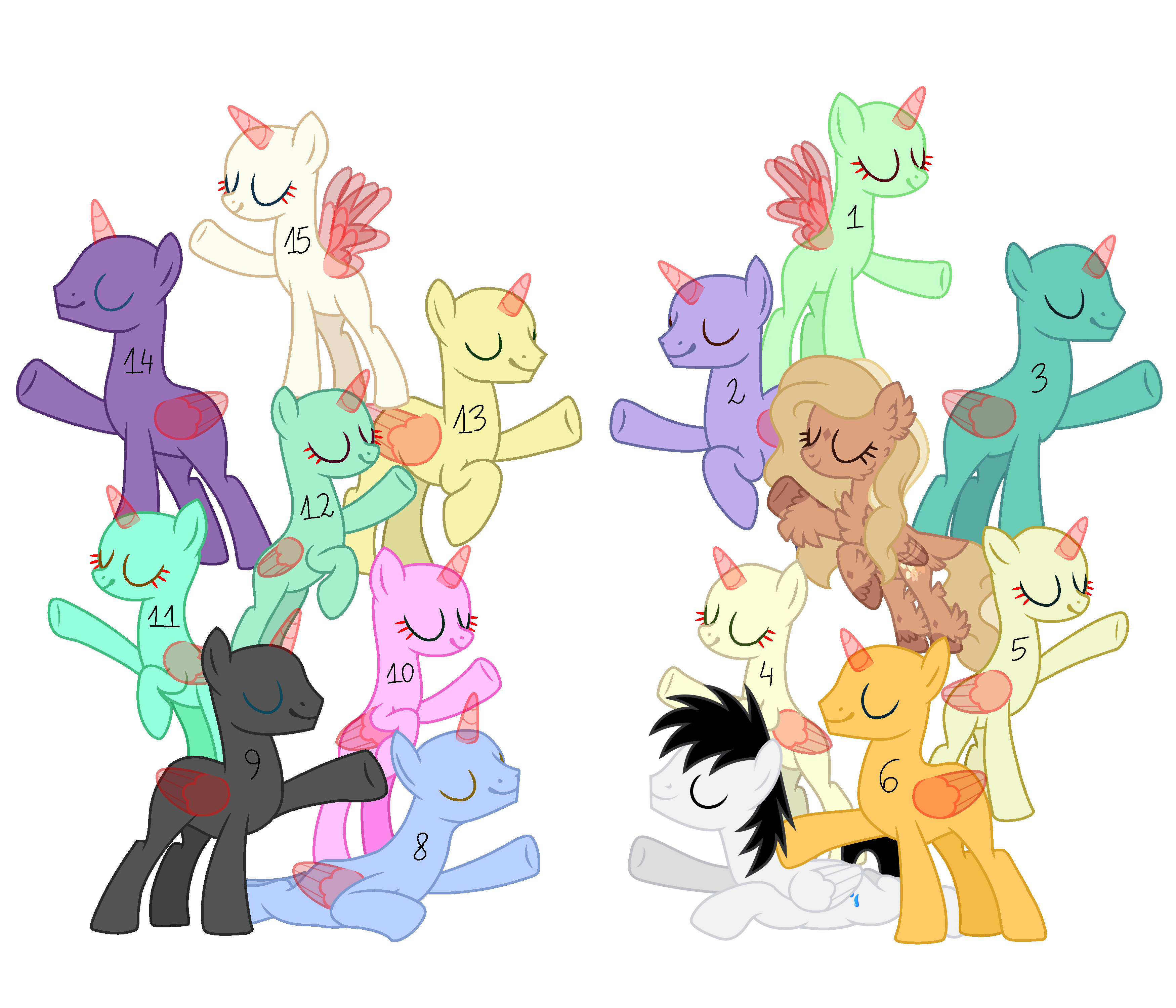 Big Group MLP Collab (not mine) by CreedyBoy124 on DeviantArt Big Group MLP Collab (not mine) by CreedyBoy124 on DeviantArt