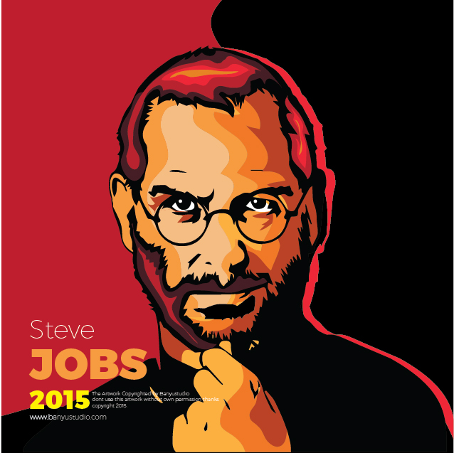 Steve Jobs Vector Art by banyustudio on DeviantArt Steve Jobs Vector Art by banyustudio on DeviantArt