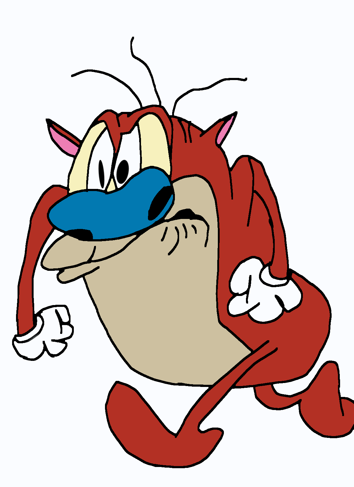 Angry Stimpy By Grantrules On Deviantart