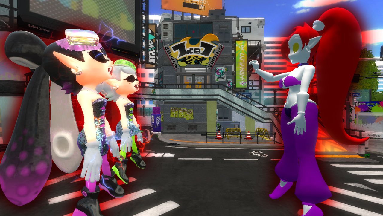 Nega Shantae And The Squid Sisters Part 1418 By Mansantos On Deviantart