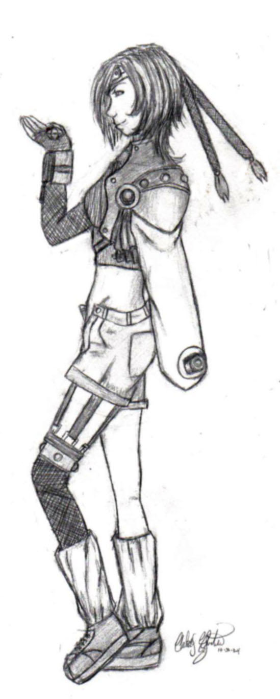 Yuffie Kisaragi. by mariiposa on DeviantArt
