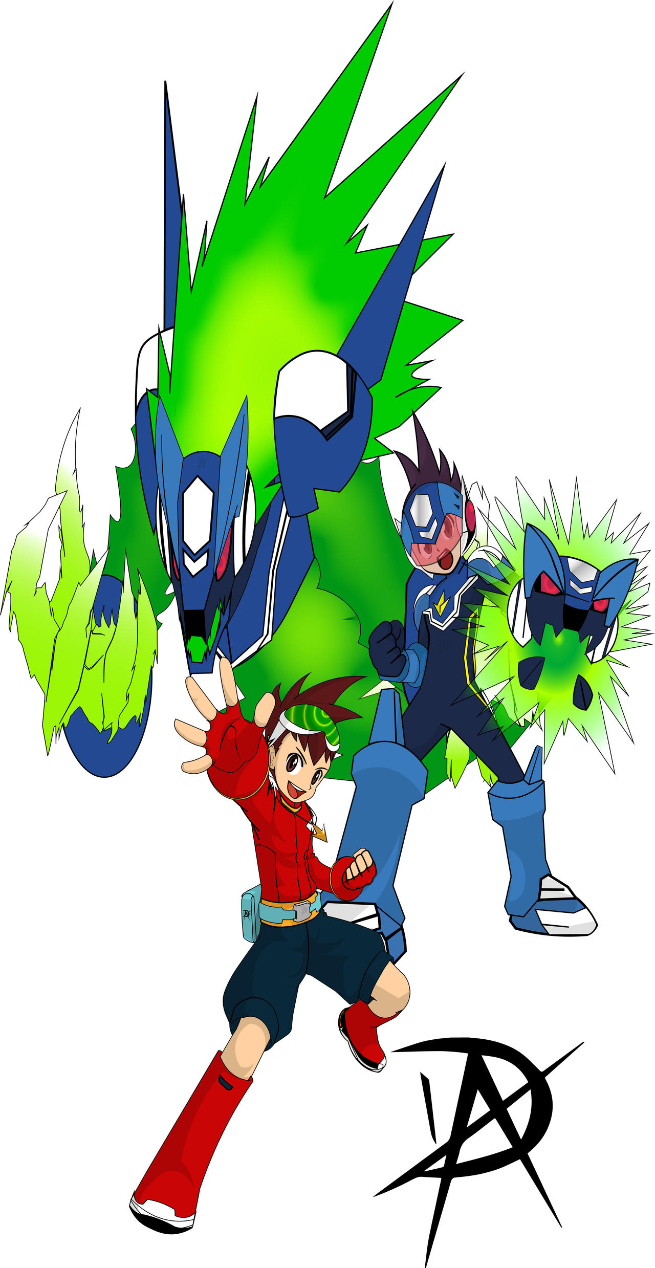 Megaman Star Force By Shadowzero07 On Deviantart