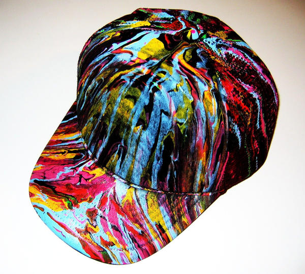 Hand Painted Trucker Hat 3 by APWaperfectworld on DeviantArt