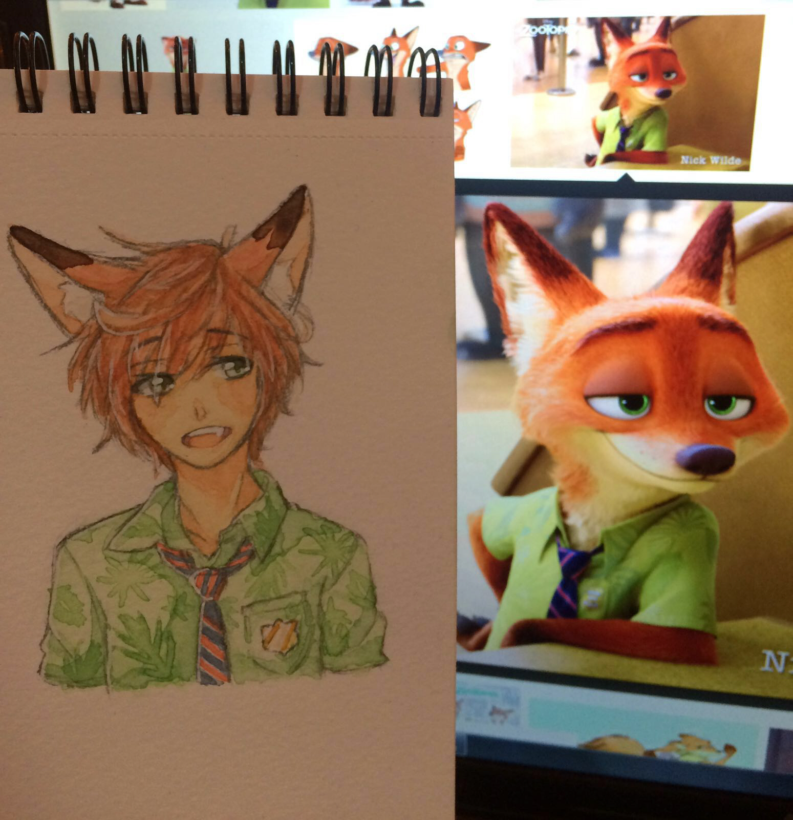 Fanart Nick Wilde By May Itou On Deviantart
