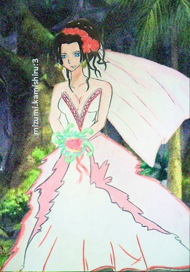 Boa Hancock Wedding Dress By Mizumikamishiru On Deviantart