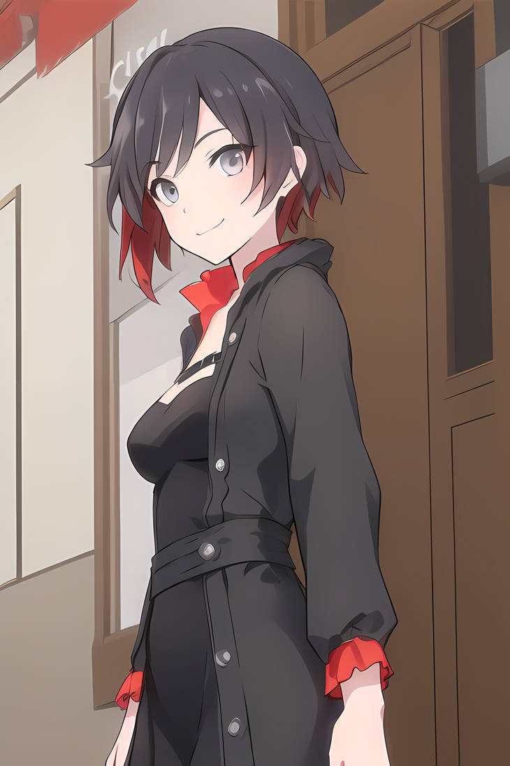 Rwby Ruby Rose Casual Cloth By Sakermazov On Deviantart