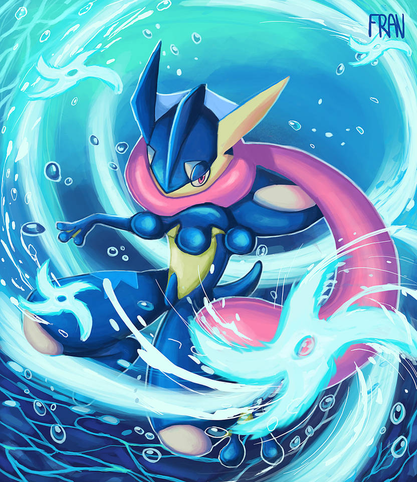 Greninja By Lanfanarts On Deviantart