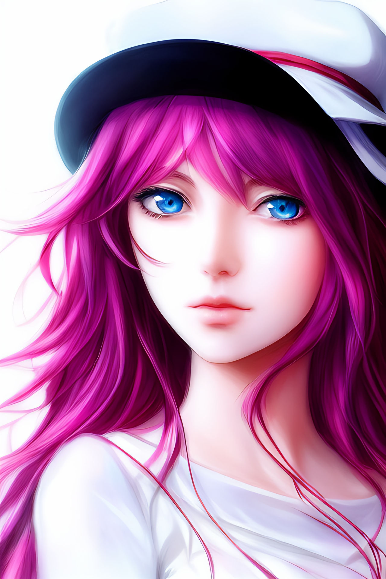 Pink Hair Girl By Jazuhanami On Deviantart