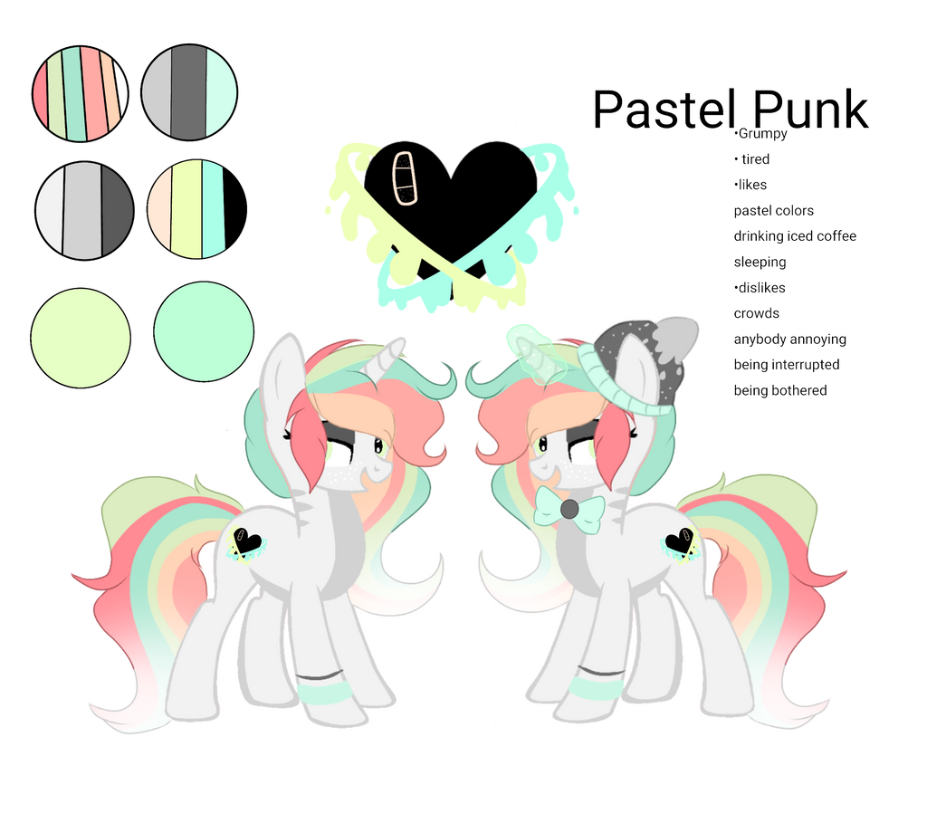 Pastel Punkoc By Crazywolfdraws On Deviantart