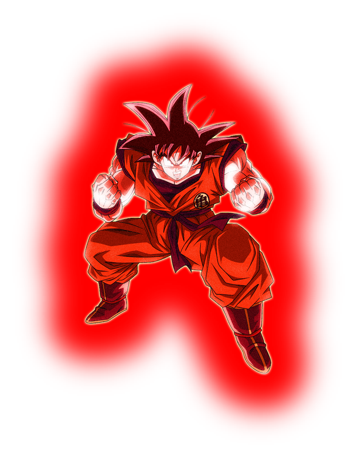 Kaioken Goku Render By Princeofdragonballz On Deviantart