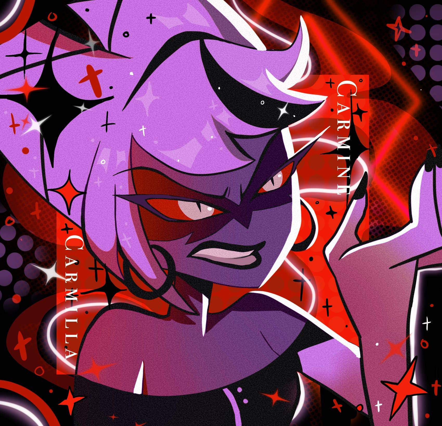 Carmilla Carmine Fanart Hazbin Hotel By Clownyblitz On Deviantart