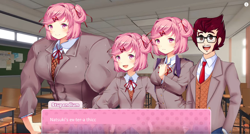 Natsuki Natsuki Natsuki Club By Mouse900 On Deviantart
