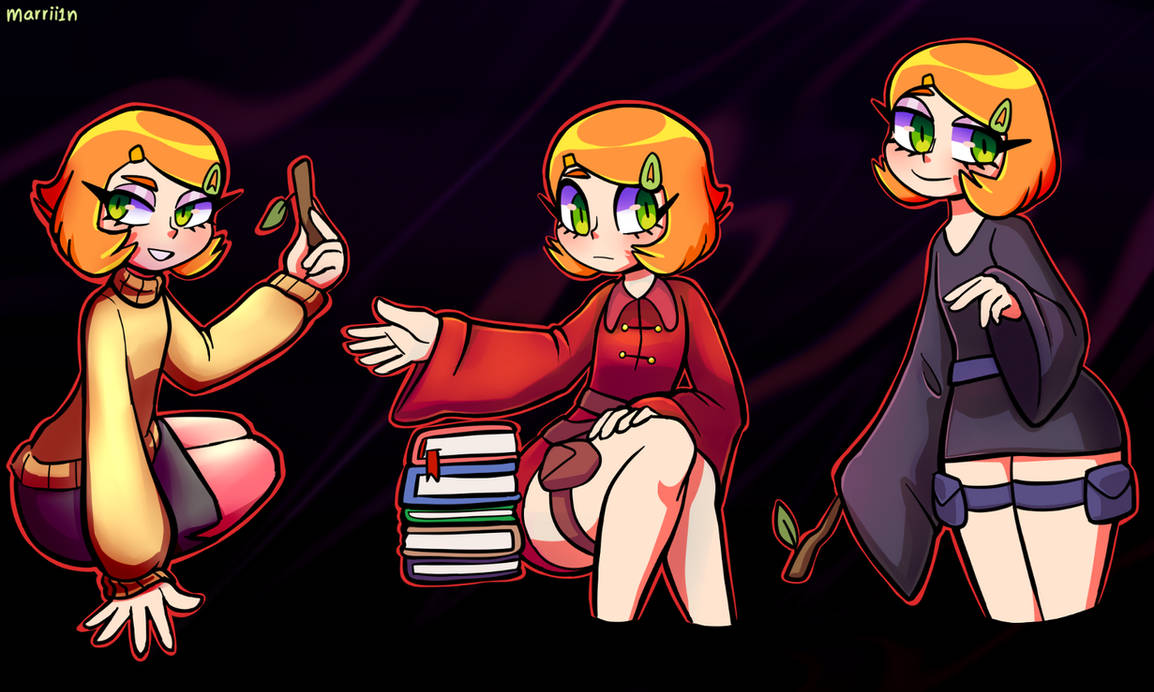Witch Poses By Marrii1n On Deviantart