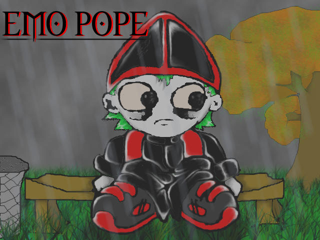 emo pope in colour by JeVuS on DeviantArt
