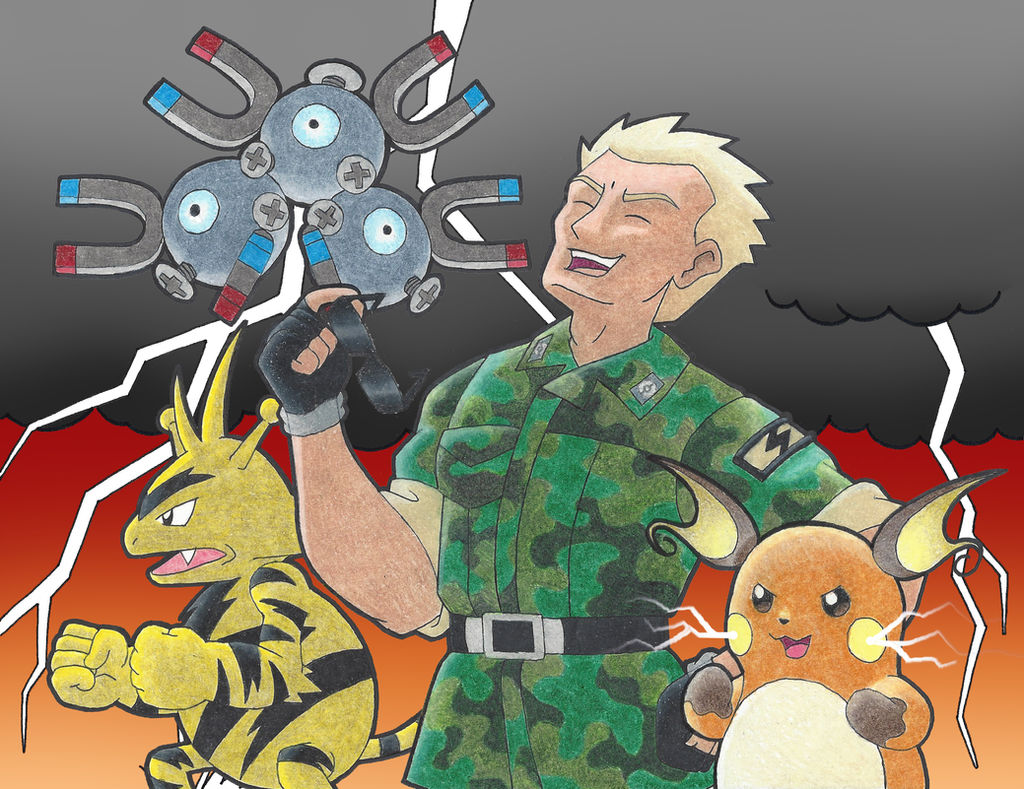 Gym Leader Lt Surge By Spitfirelex On Deviantart