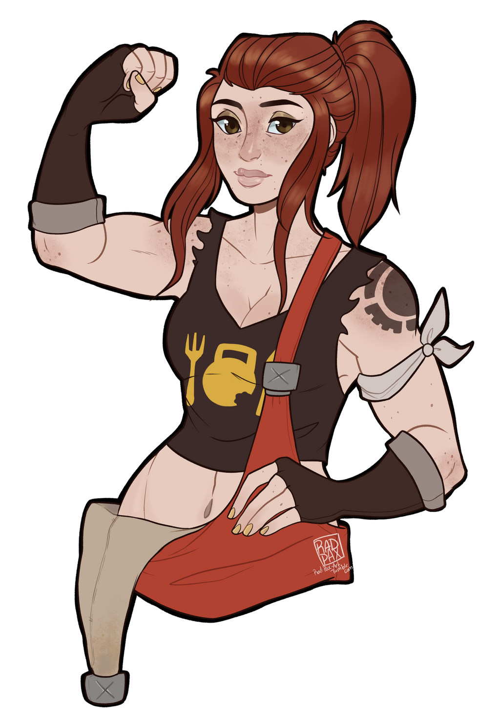 Overwatch Brigitte By Rad Pax On Deviantart