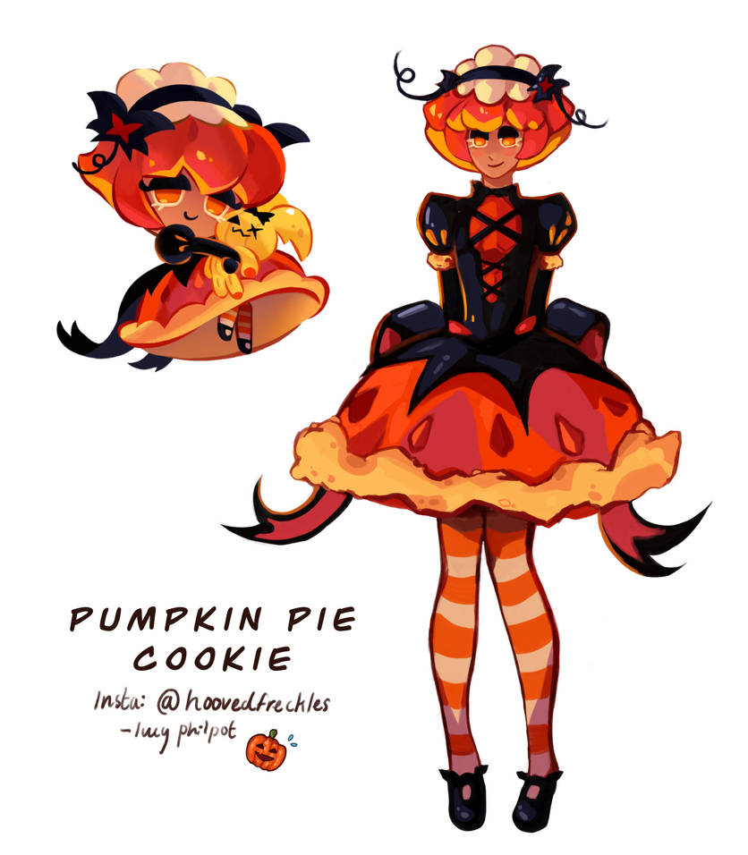 Pumpkin Pie Cookie Redraw By Hoovedfreckles On Deviantart