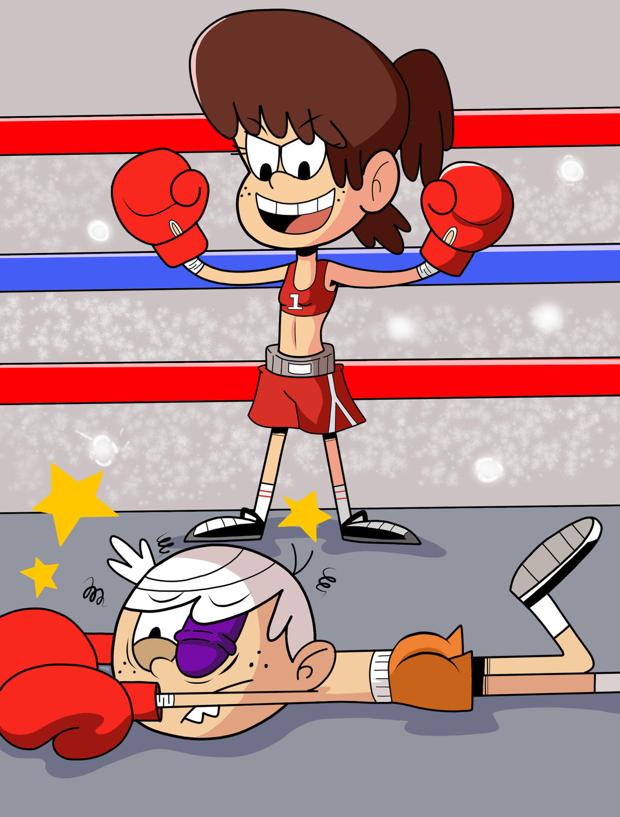 Lincoln Vs Lynn Loud House By Alexander Lr On Deviantart