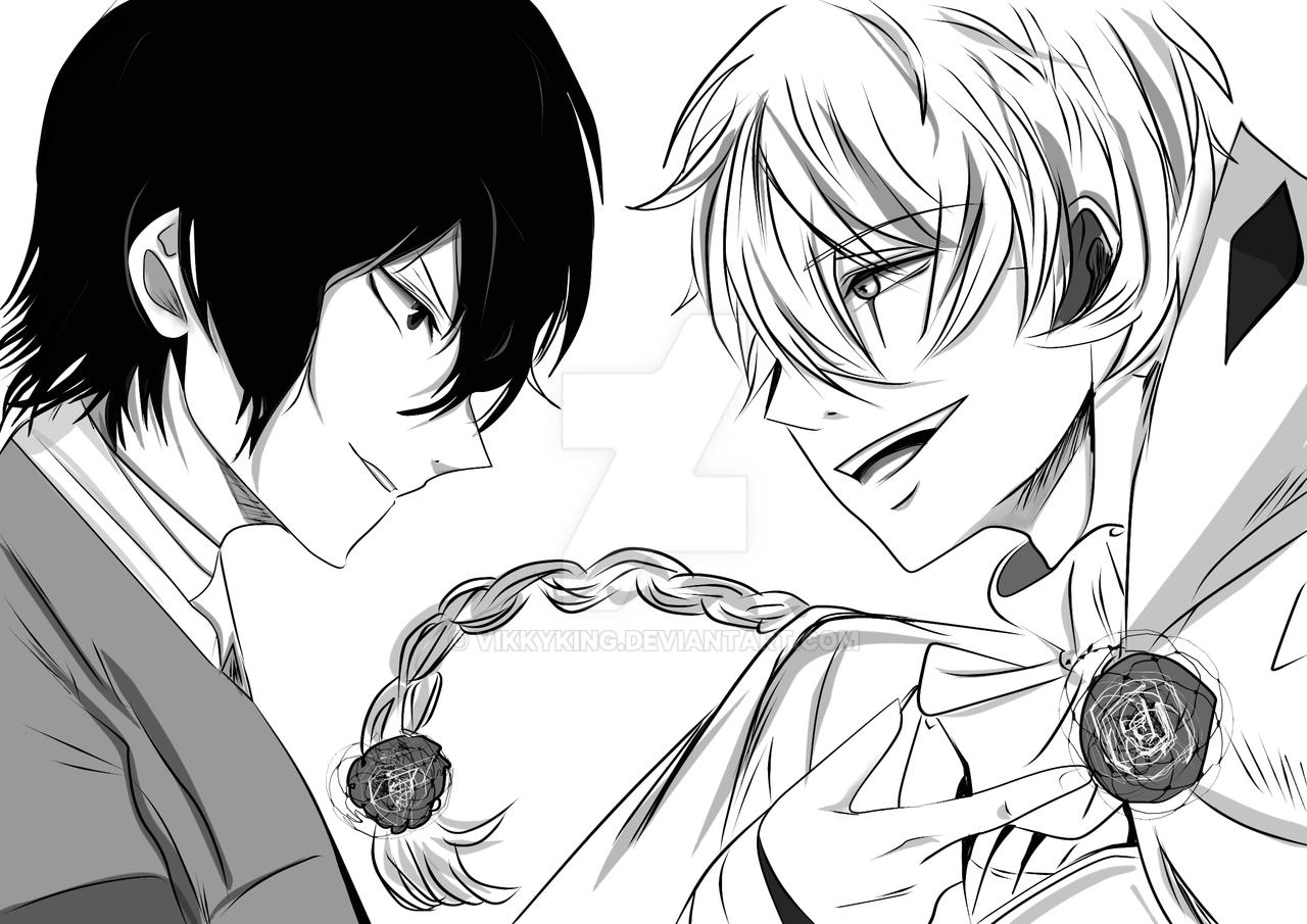 Dazai Osamu And Nikolai Gogol Bsd By Vikkyking On Deviantart
