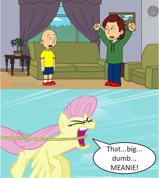 Fluttershy Calls Vyond Boris A Big Dumb Meanie By Questphillips On
