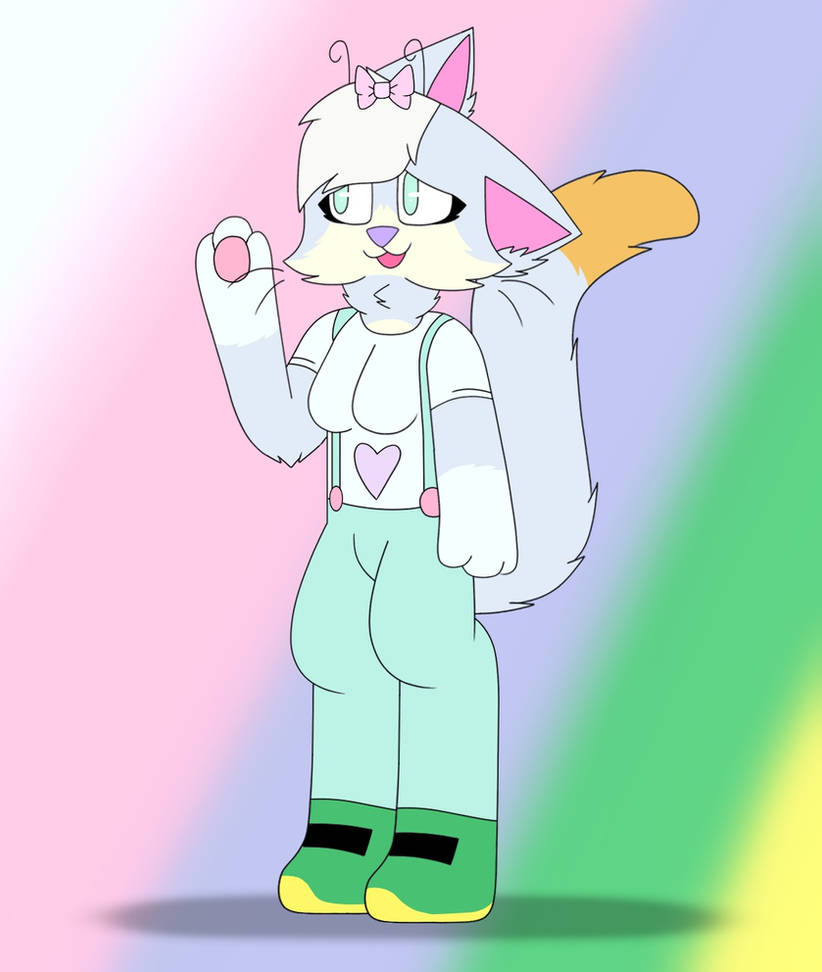 Anthro Feisty Fluffball Request By Kqrainbowartist53 On Deviantart