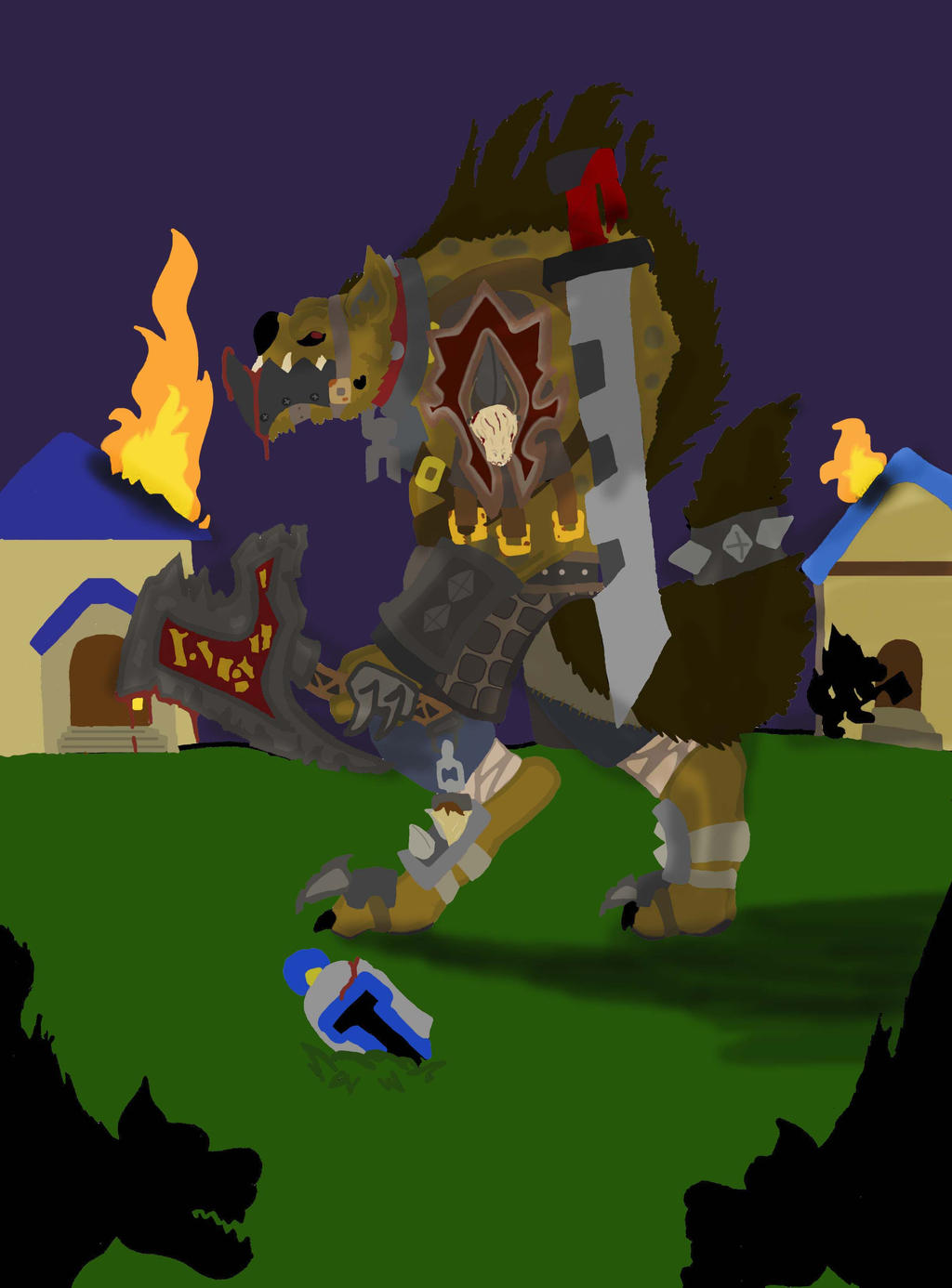Gnoll Warlord by Codo-Dargin on DeviantArt Gnoll Warlord by Codo-Dargin on DeviantArt