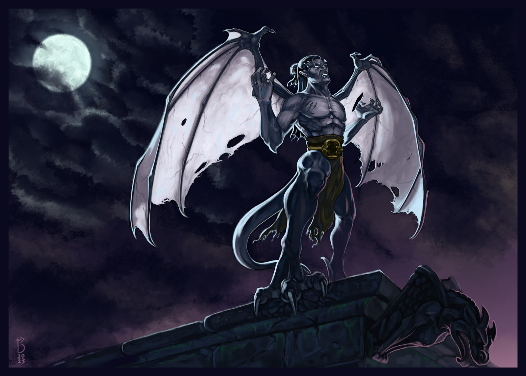 Goliath The Gargoyle By Tatianavladimirskaya On Deviantart