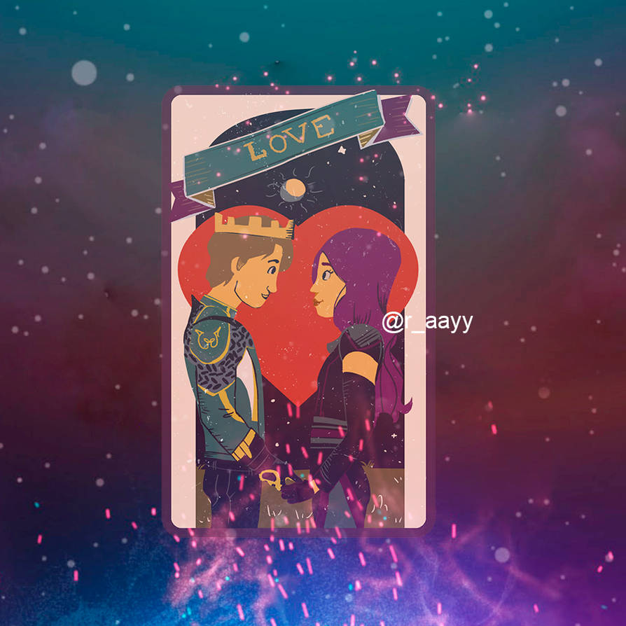 Descendants 3 Love Card By Raayb On Deviantart