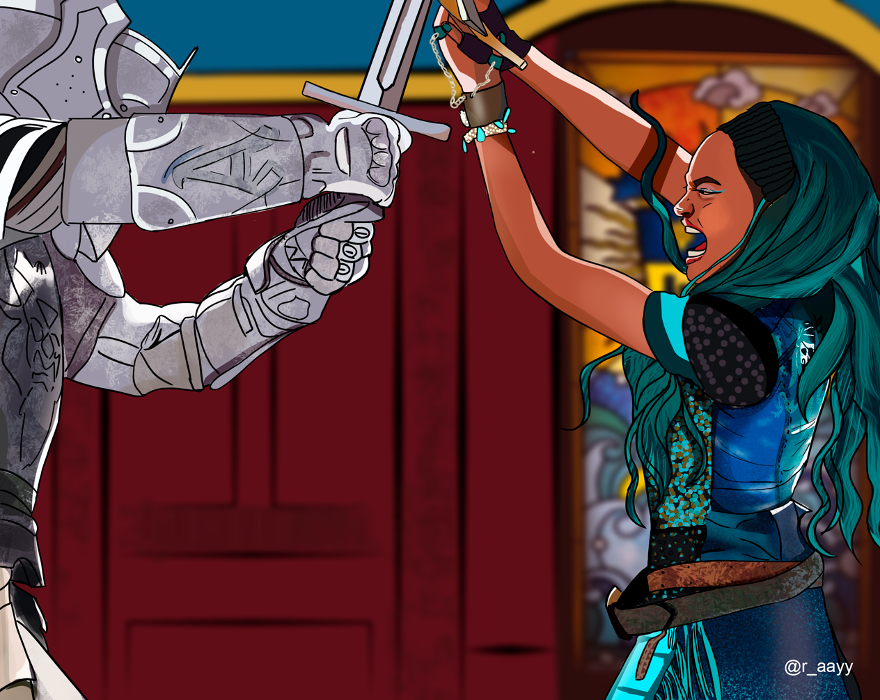 Night Falls Descendants 3 Fanart By Raayb On Deviantart