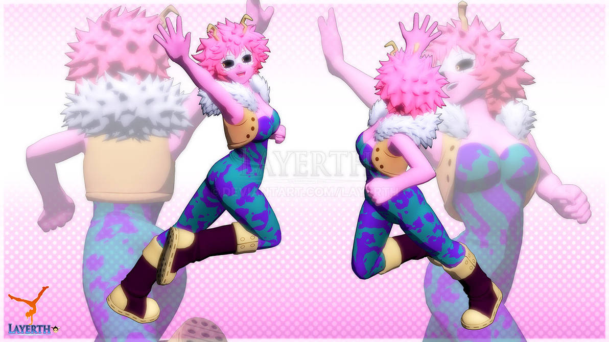 Mina Ashido 3 By Layerth 3d On Deviantart