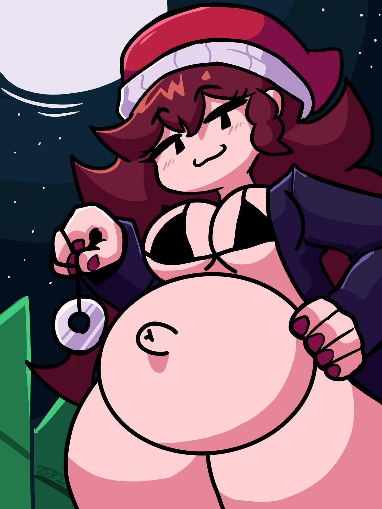 Fnf Lullaby Gf Big Belly And Thicc Legs Edit By Sgnc On Deviantart