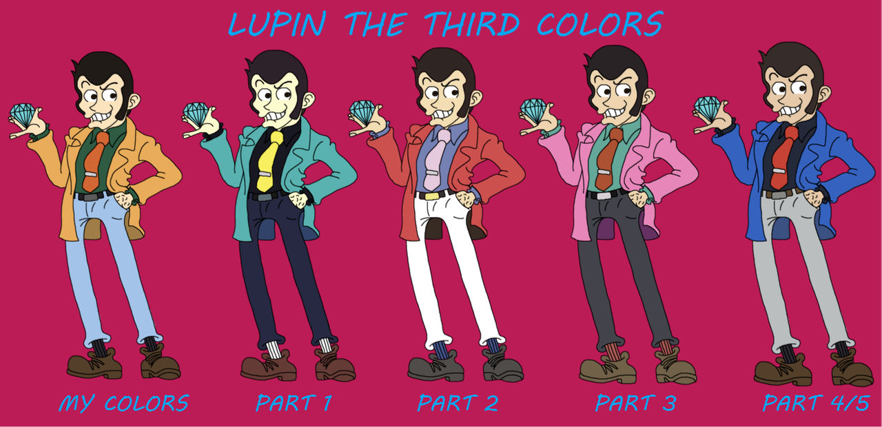 Lupin Iii Colors By Arrowflint22 On Deviantart