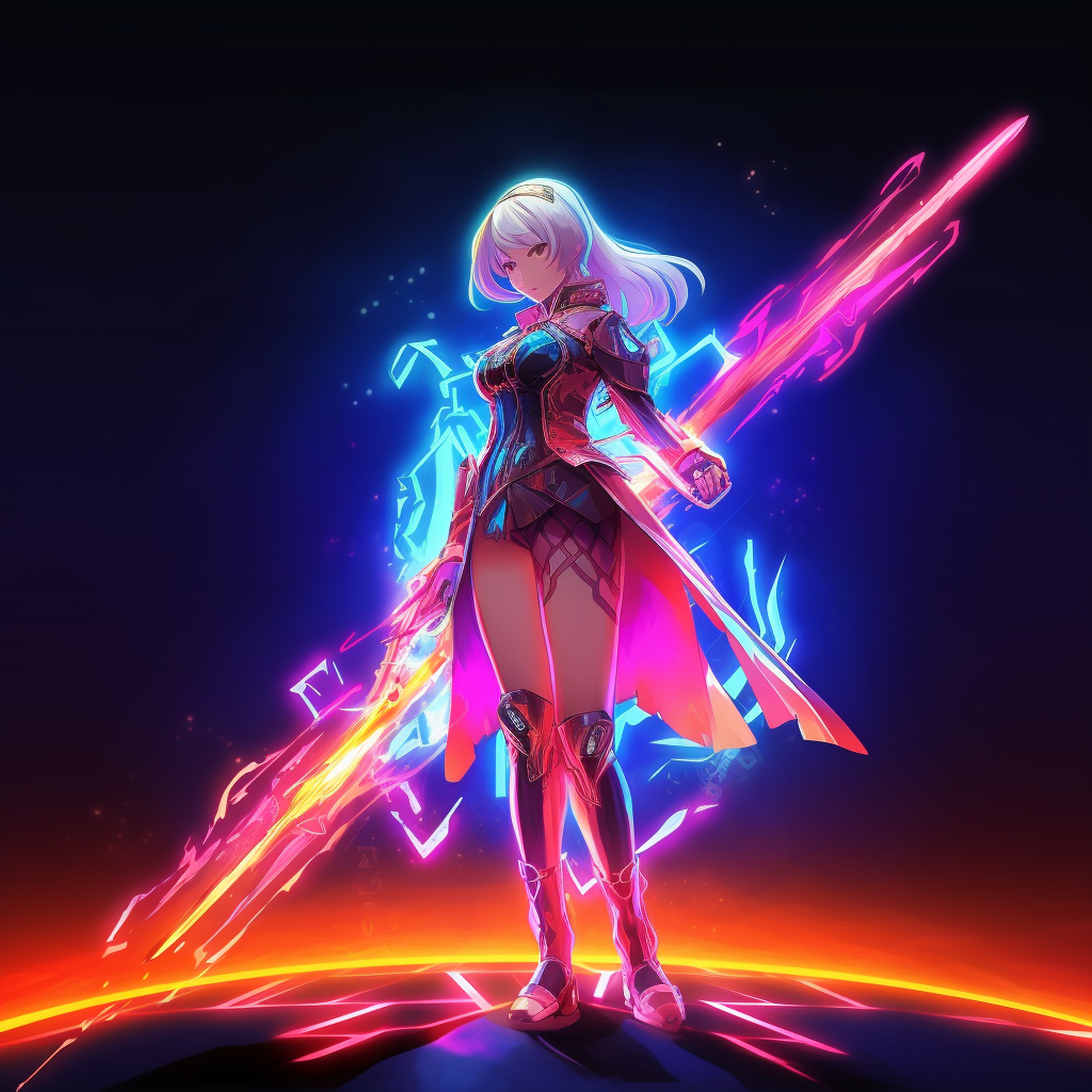 Anime Girl Full Body With White Hair Holding A Bur By Liolu Ai On Deviantart