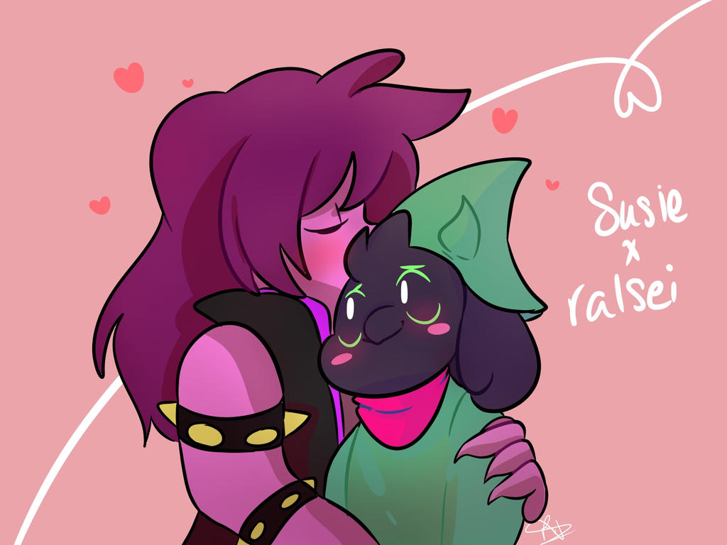 More Susie X Ralsei By Lazycrisp On Deviantart