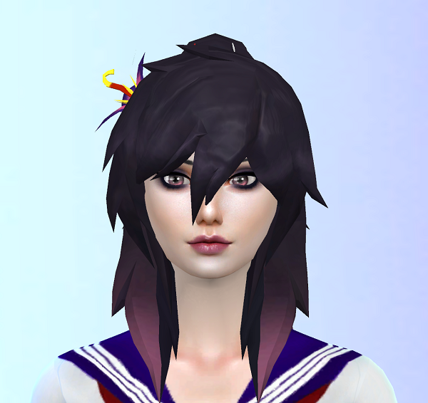 Yandere Simulator To The Sims 4: Clair Hairstyle By We1rdusername On