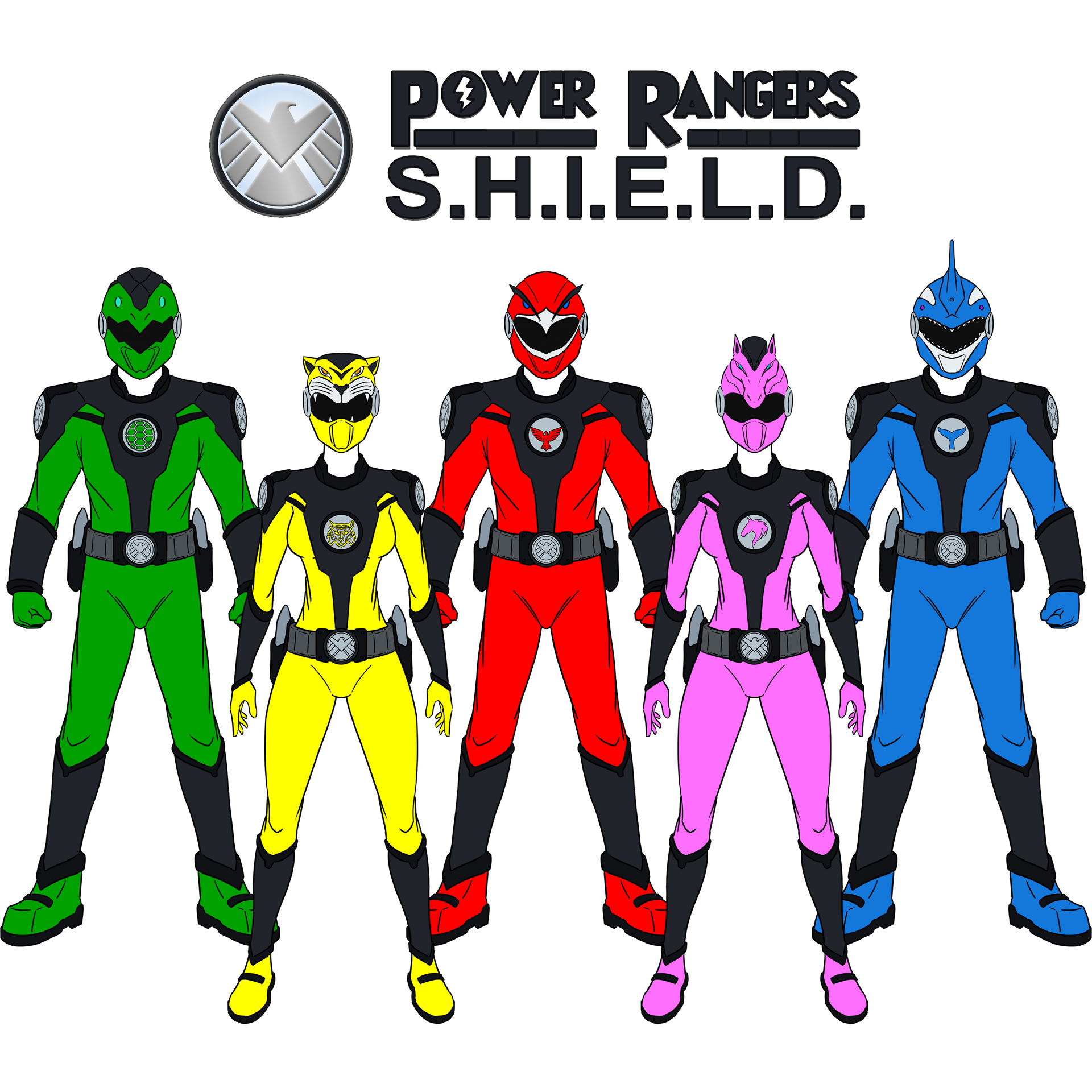 Comm Power Rangers S H I E L D By Ramendriver On Deviantart