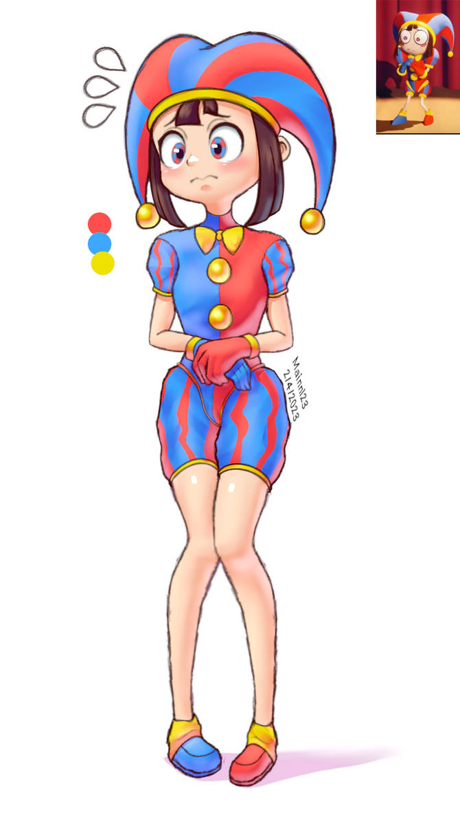 Fanart Pomni By Mainn123 On Deviantart
