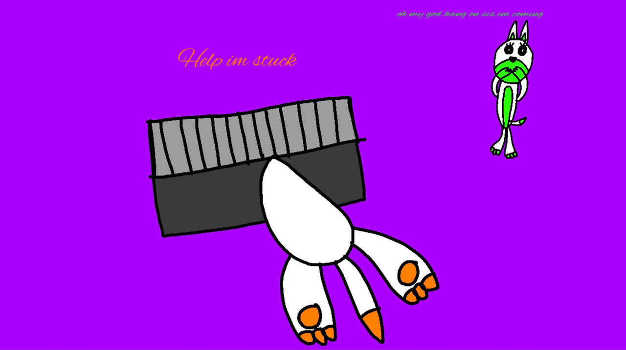 Stuck In The Vent By Ryanthebluefox On Deviantart