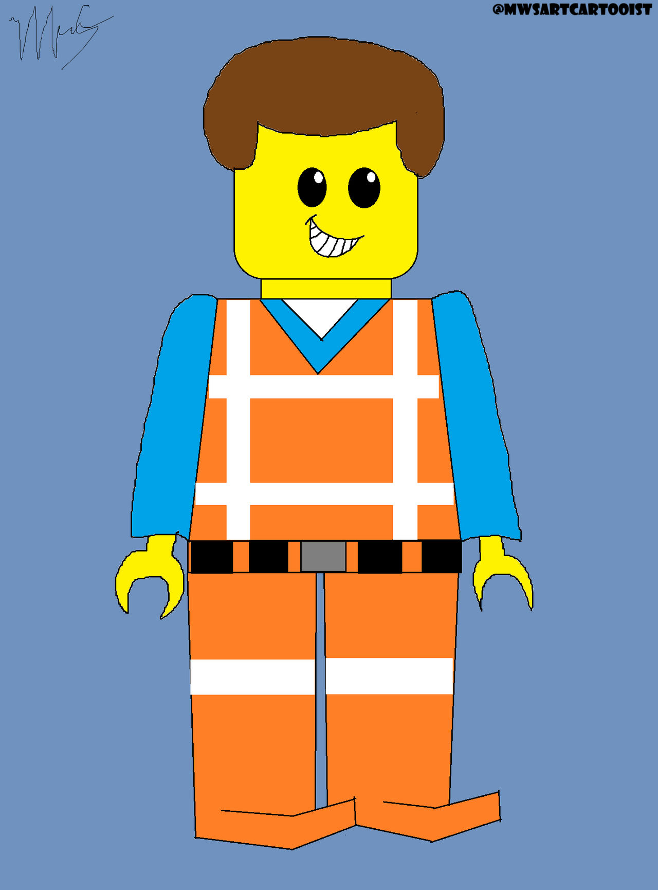 Emmet Lego By Mwsartcartooist On Deviantart
