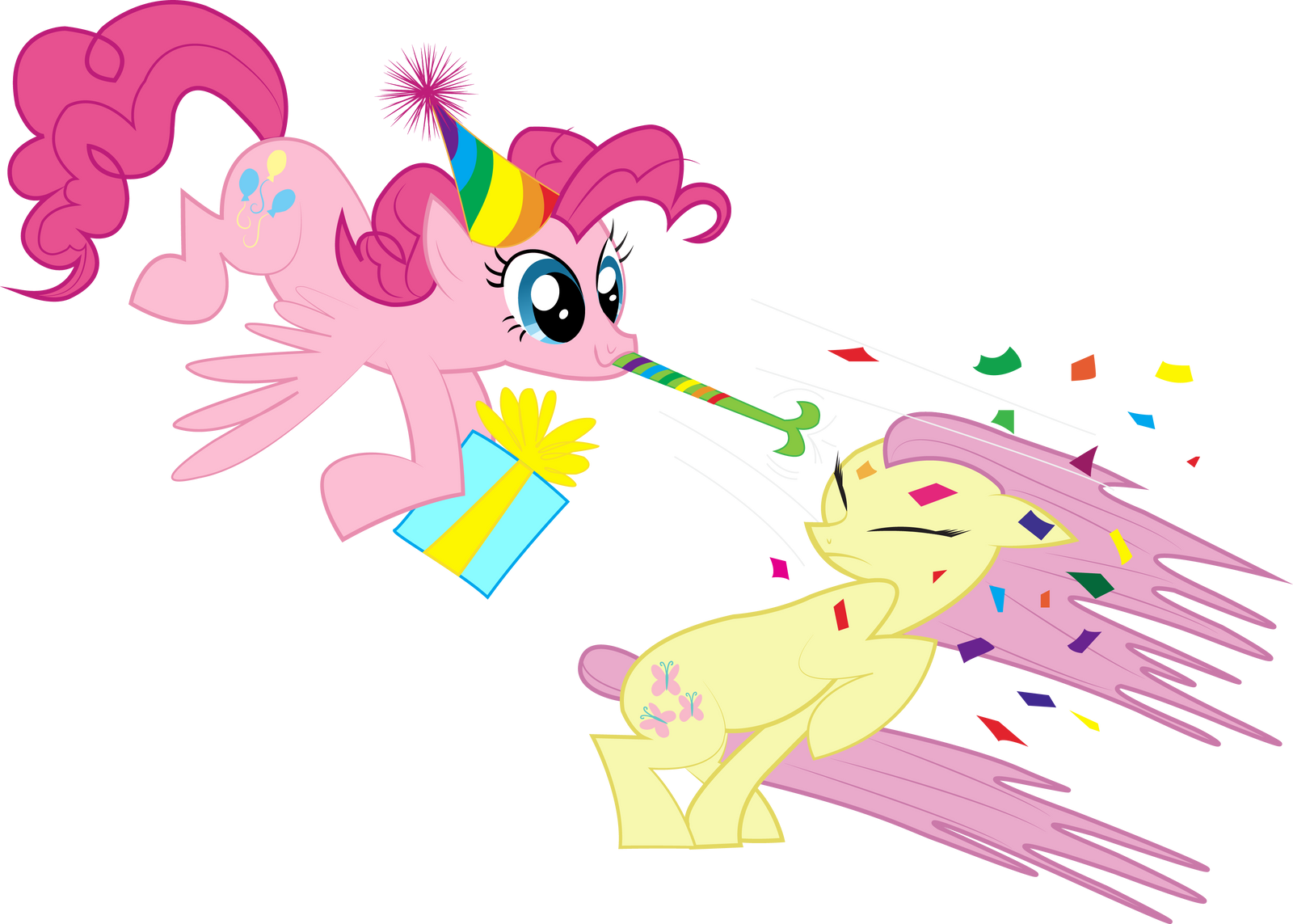Pinkie Pie Fluttershy Surpriiiiiiise By Jeffzombie On Deviantart