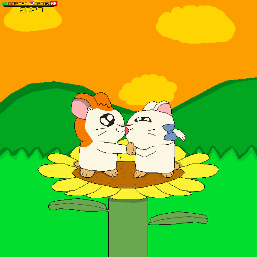 Hamtaro And Bijou Request 6 Pixel Art By Ocesoro On Deviantart