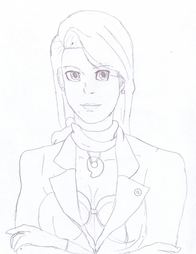 Mia Fey Sketch By Monicanerica On Deviantart