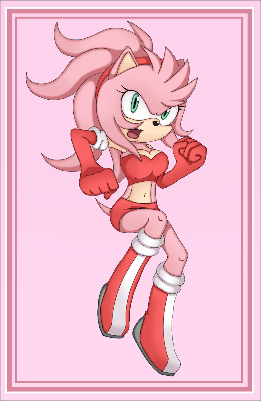 Amy New Rose By Shira Hedgie On Deviantart